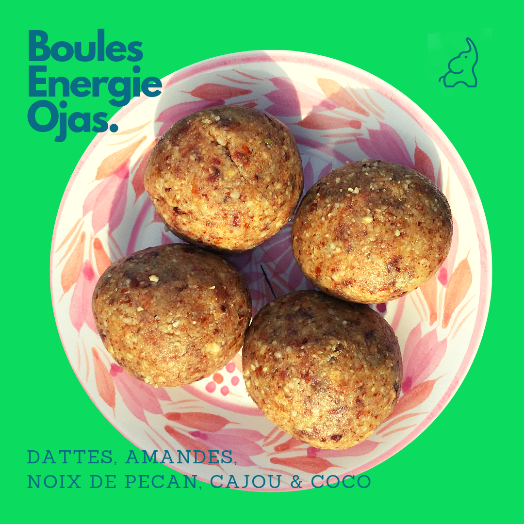 Boules d'énergie Ojas - CURRYCOCO - Food Truck Etel, Auray